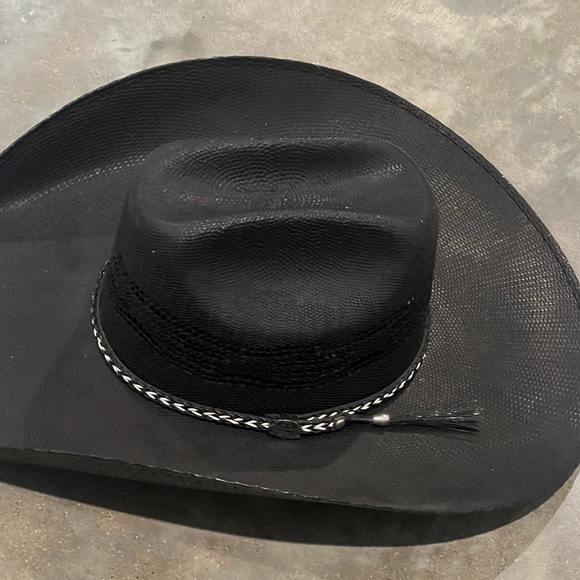 Accessories | Black Straw Cowboy Hat | Poshmark